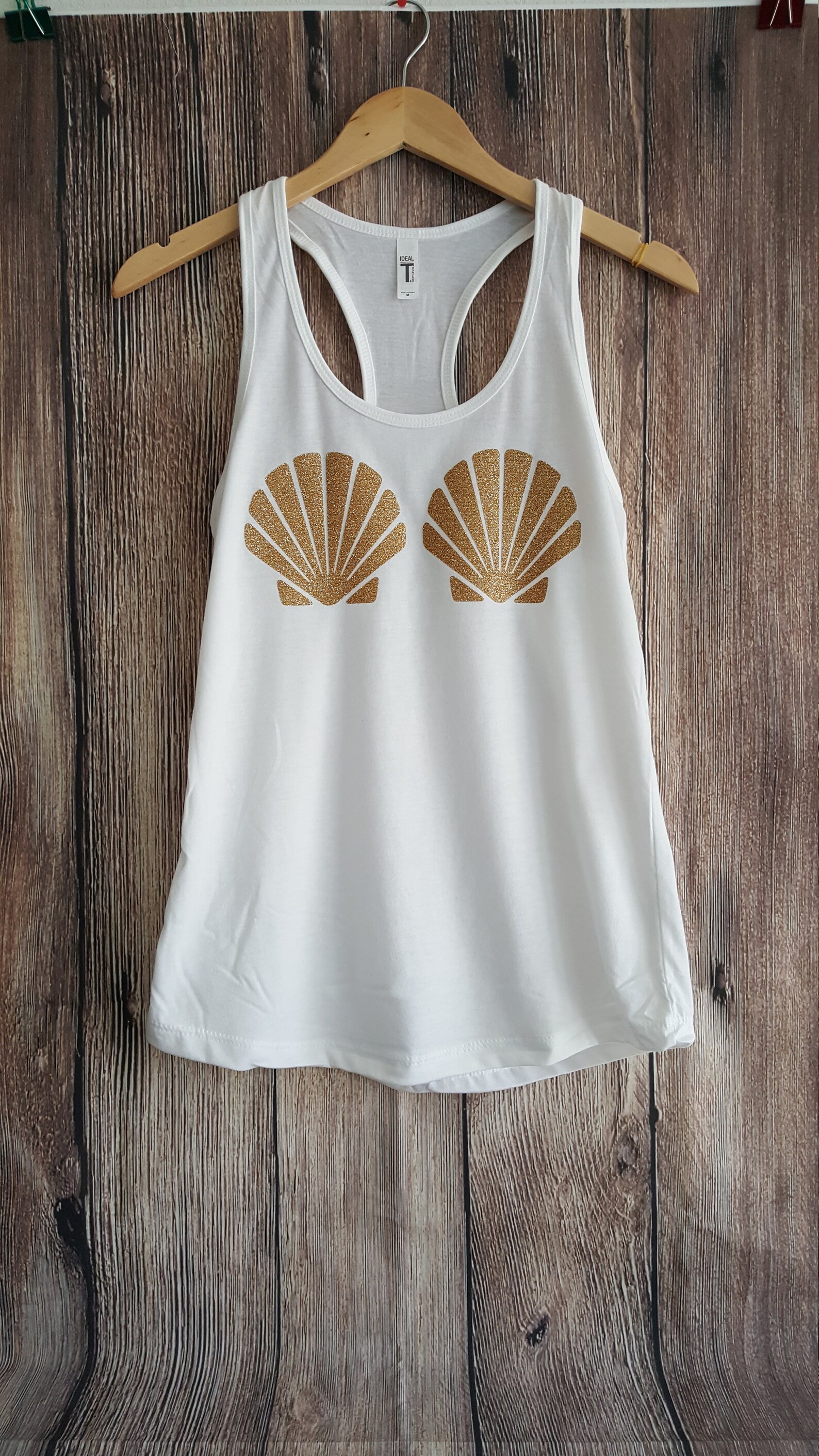 DIY Set of Seashell Bra Iron-on Applique in Vinyl | Etsy