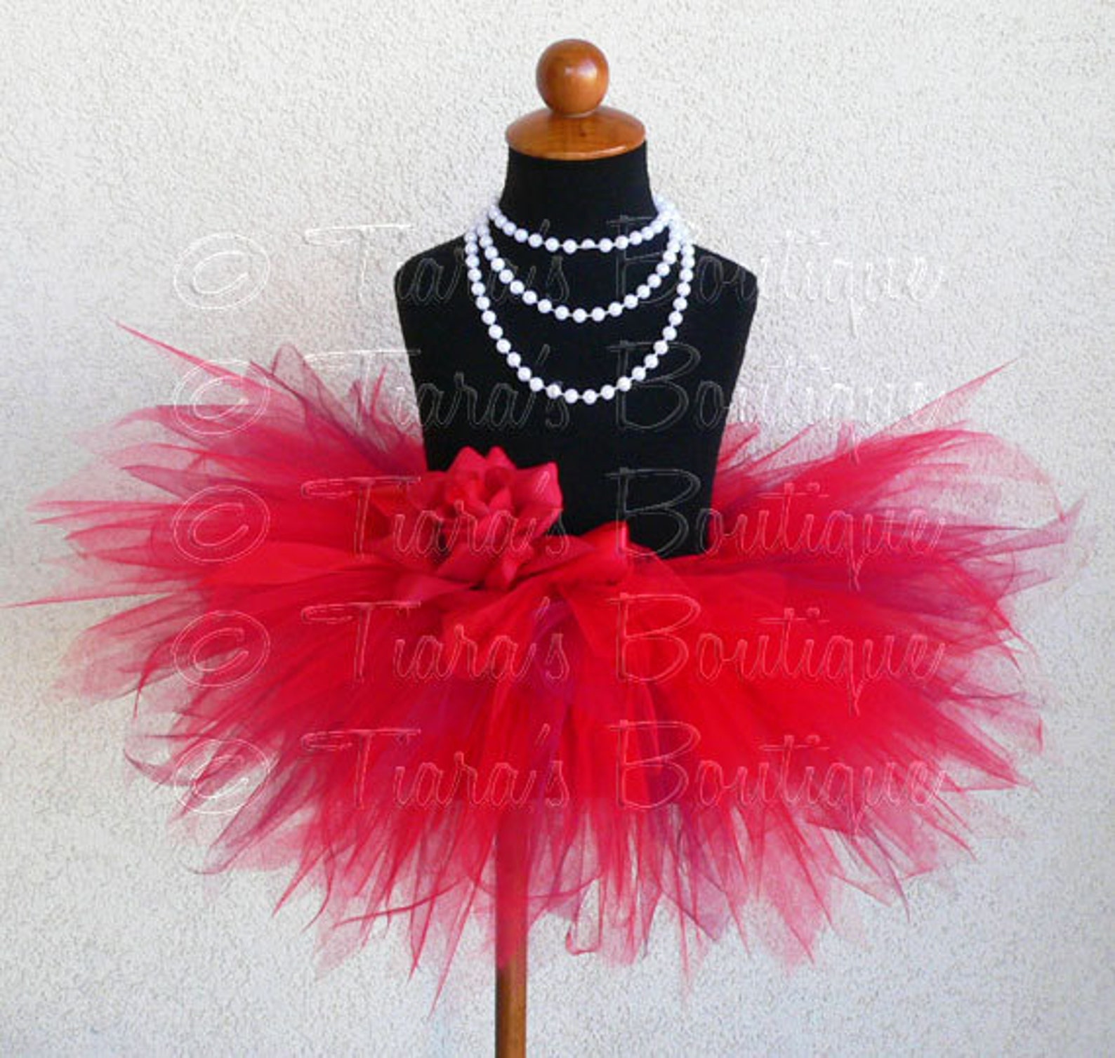 Girls Christmas Tutu Birthday Tutu Roses Are Red Red - Etsy