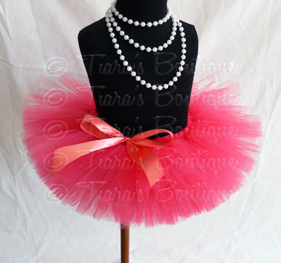Newborn Tutu, Baby Tutu, Newborn Photography Prop, Coral Tutu, Pink ...
