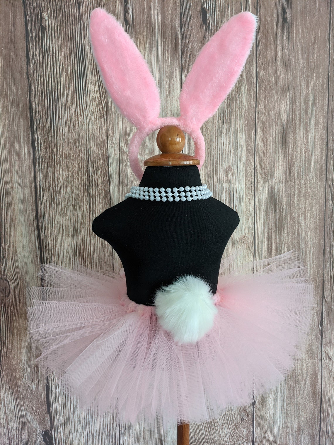 Pink and White Bunny Tutu Set Girls Easter Pink w/ White Bunny | Etsy