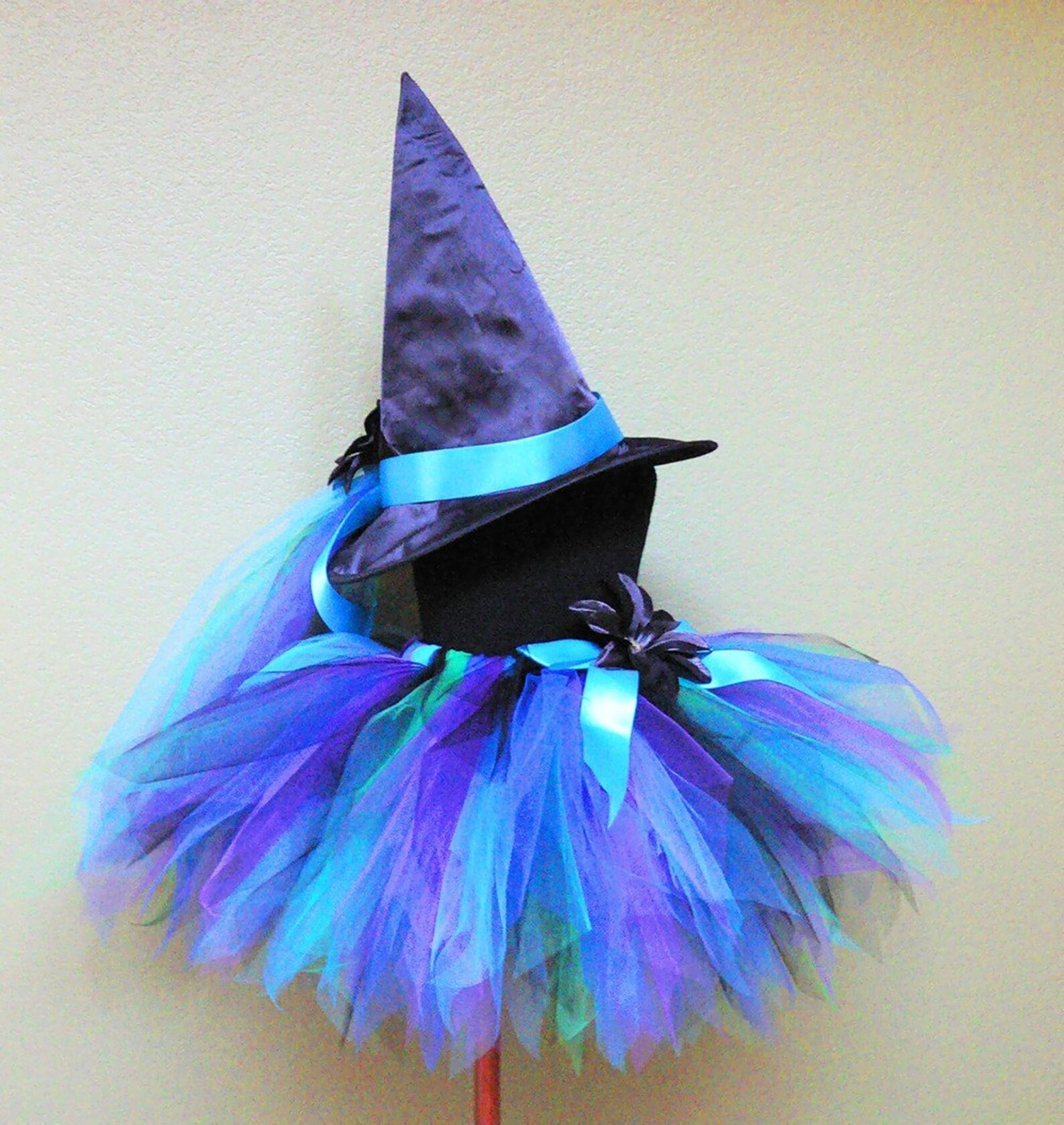 Girls Blue Witch Halloween Costume Meadow the Peacock Witch - Etsy