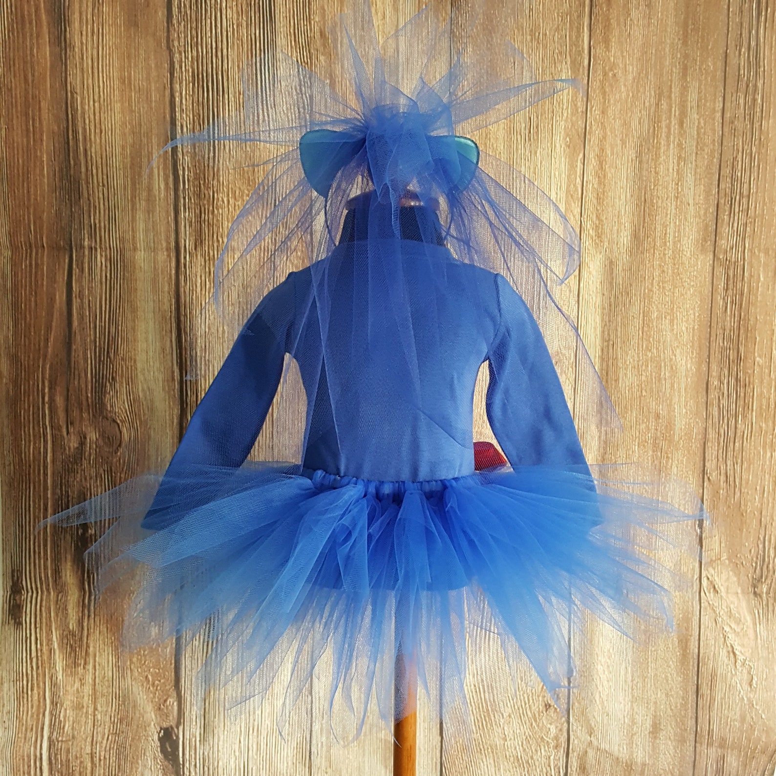 Girls Sonic Costume With Tutu Shirt and Ears Headband Royal | Etsy