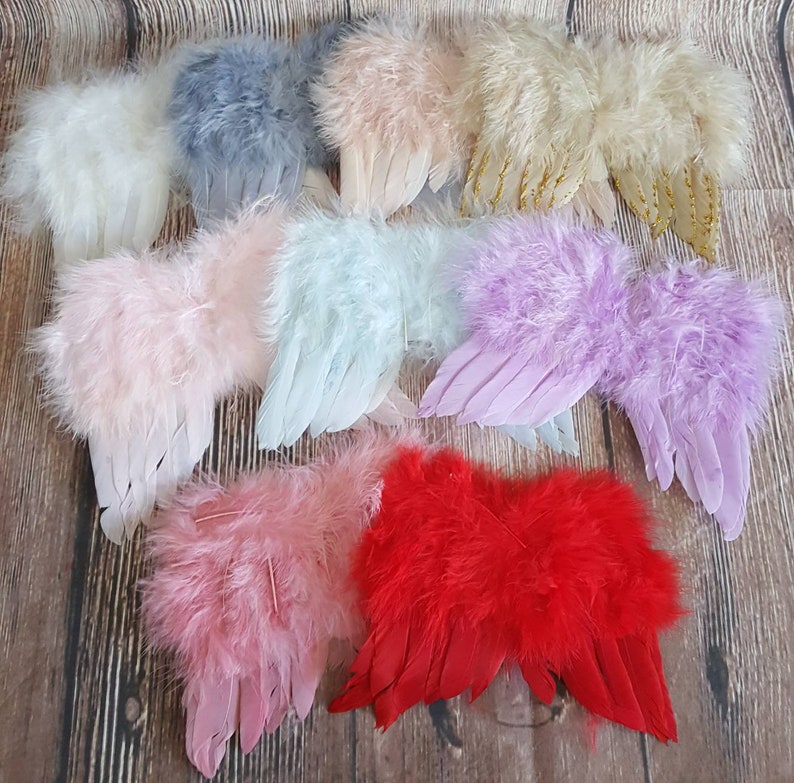 Angel Wings and Gold Leaf Headband Baby Photo Prop Set White | Etsy