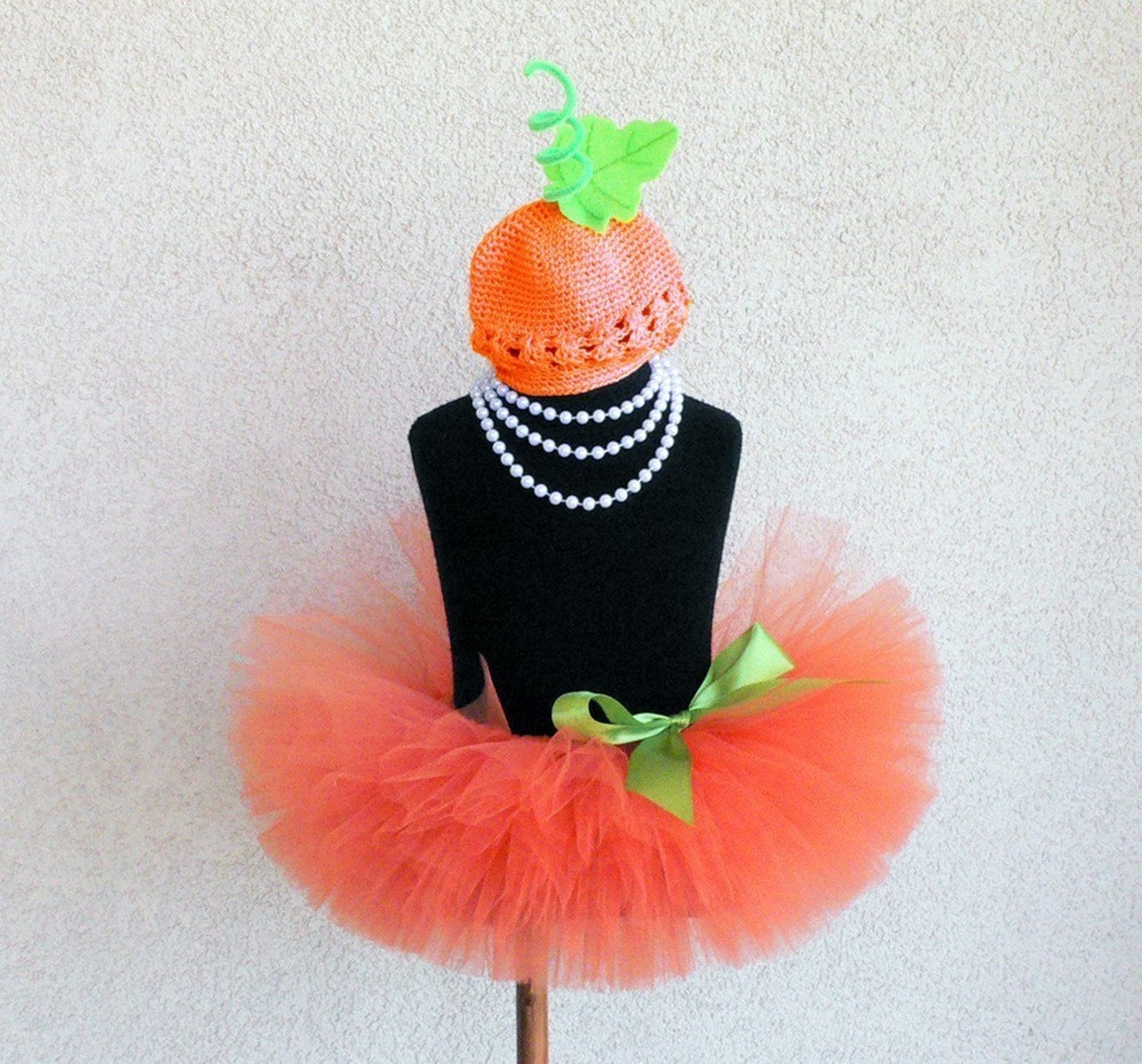 Pumpkin Tutu Costume Halloween Tutu Set Orange Tutu & Beanie | Etsy