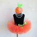 Pumpkin Tutu Costume Halloween Tutu Set Orange Tutu & Beanie READY TO ...