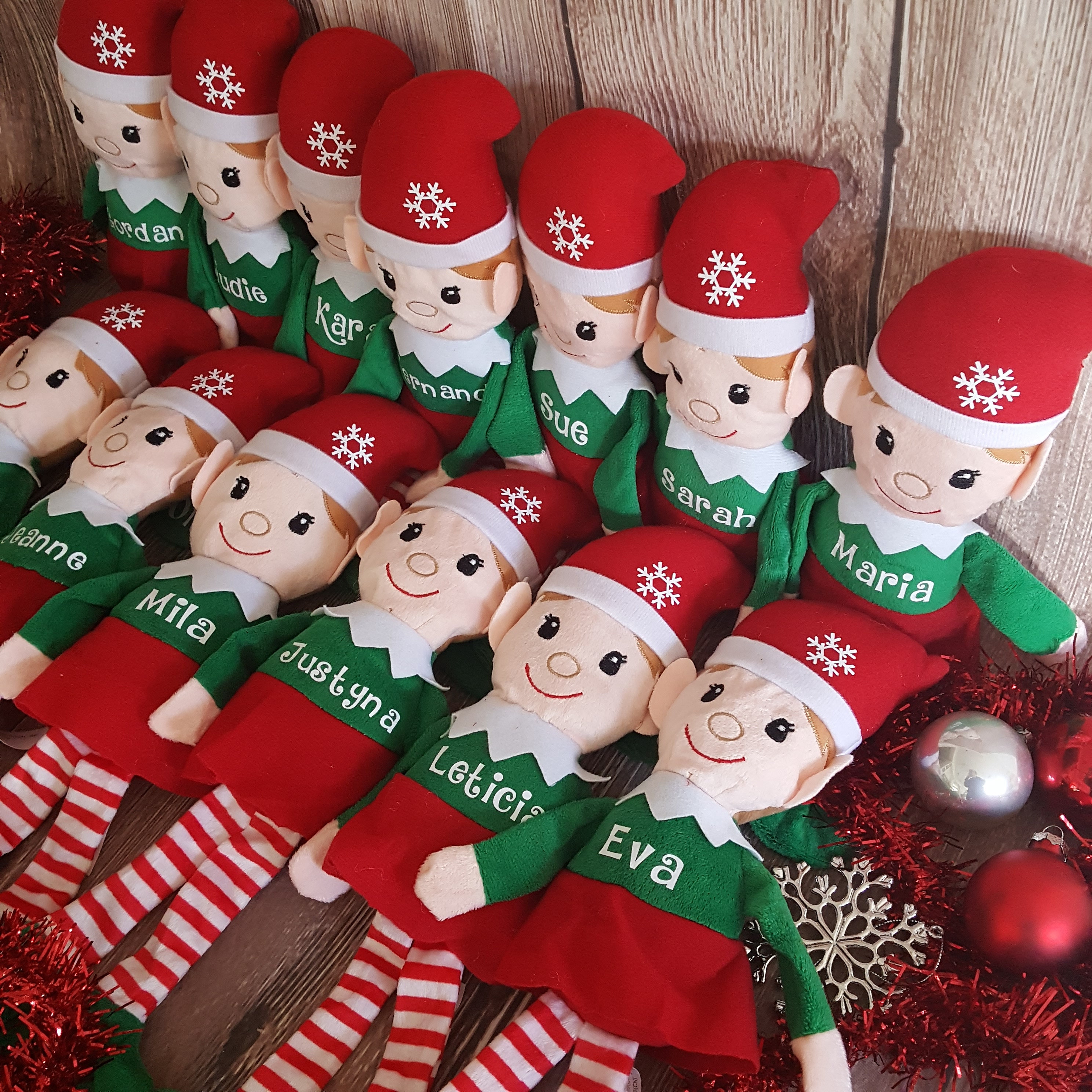 5 Personalized Elf Toys Elf Plush With Name Custom - Etsy