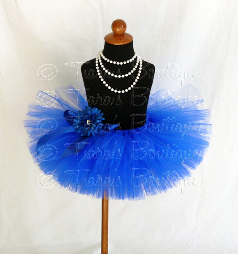Girls Tutu Skirt Royal Blue Tutu Birthday Tutu - Etsy