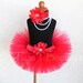 Red Tutu Baby's First Tutu Custom Sewn 6 Infant Toddler Tutu Newborn to ...
