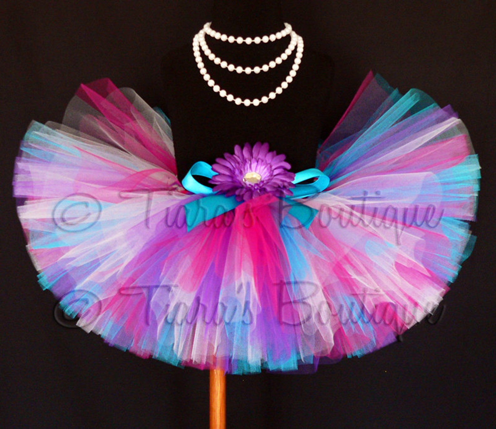 Girls Birthday Tutu for Baby and Toddlers in Hot Pink Blue - Etsy