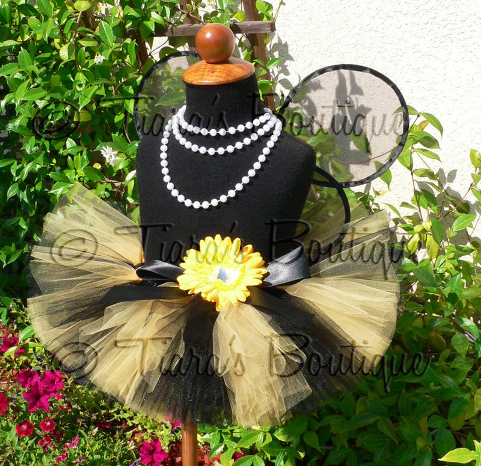 Blushing Bumble Bee Custom Tutu and Wings Set Handmade - Etsy