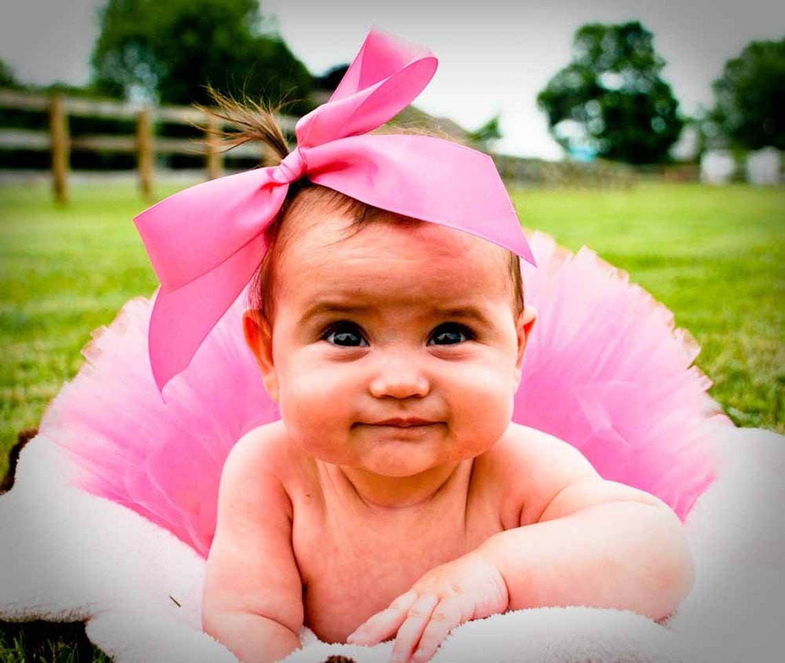 Pink Baby Tutu - Hot Pink Tutu - Sewn Infant Tutu - Ready to Ship ...