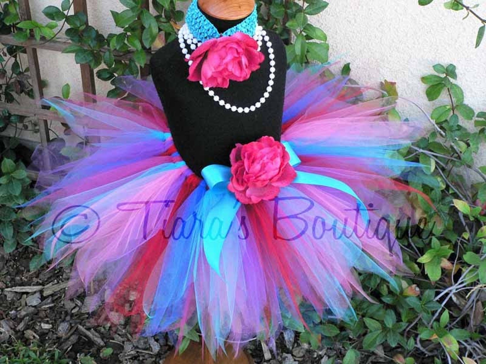 Pink Red Blue Purple Tutu, Berry Bright Birthday, Girls Tutu, Custom ...