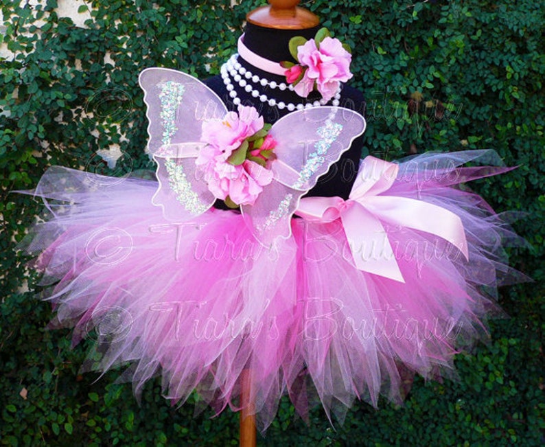 Baby Tutu Butterfly Wings Pink Tutu 1st Birthday Girl Tutu - Etsy
