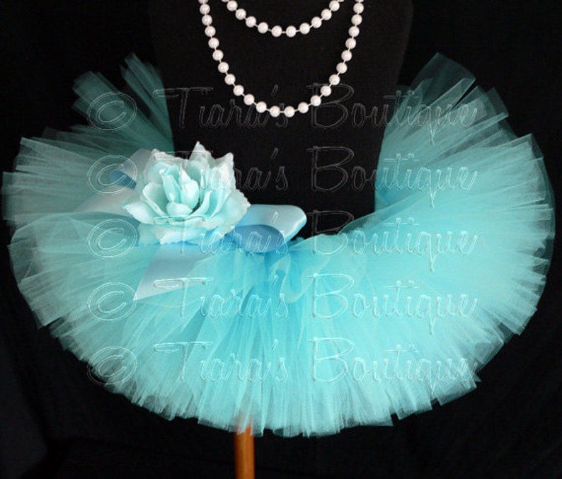 Girls Tutu Skirt, Aqua Blue Tutu, Birthday Tutu, Awesome Aqua, Custom ...