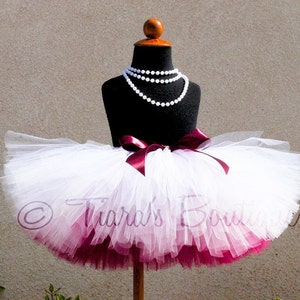Frosted Rose - Custom Sewn Tutu - up to 12'' Long - Perfect for ...