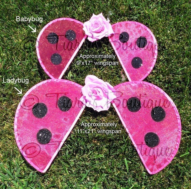 Design Your Own Infant/toddler Ladybug Wings Newborn to 24 | Etsy