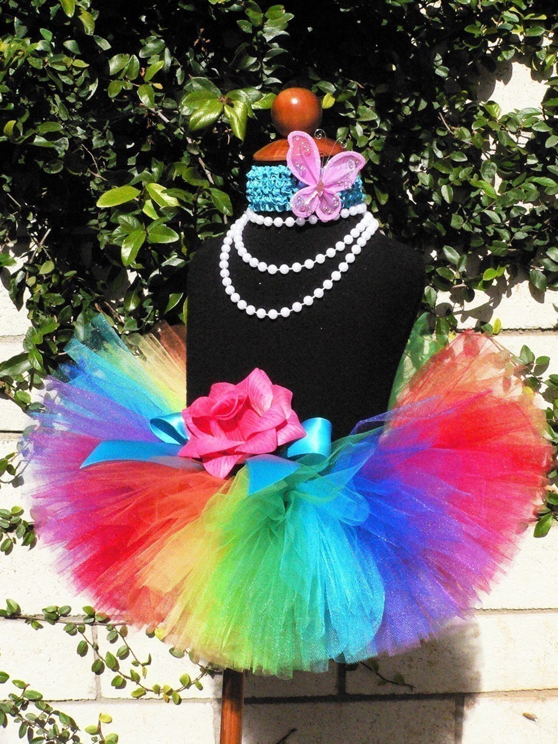 Girls Tutu Rainbow Birthday Tutu Imagine Sewn 8 - Etsy