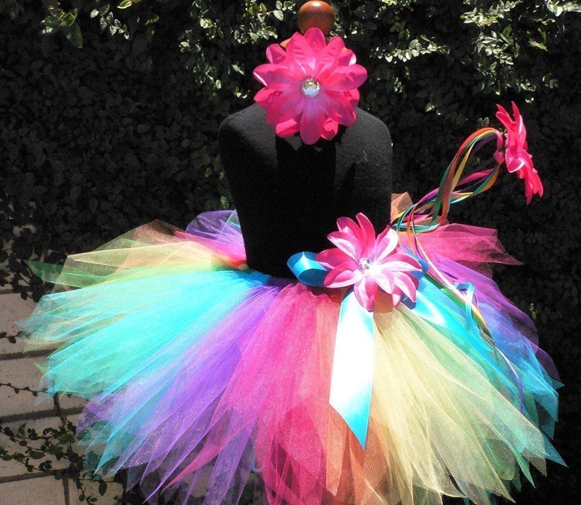 Girls Tutu Set Tutu Wand and Headband Set Girls Tutu | Etsy