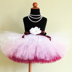 Frosted Rose - Custom Sewn Tutu - up to 12'' Long - Perfect for ...
