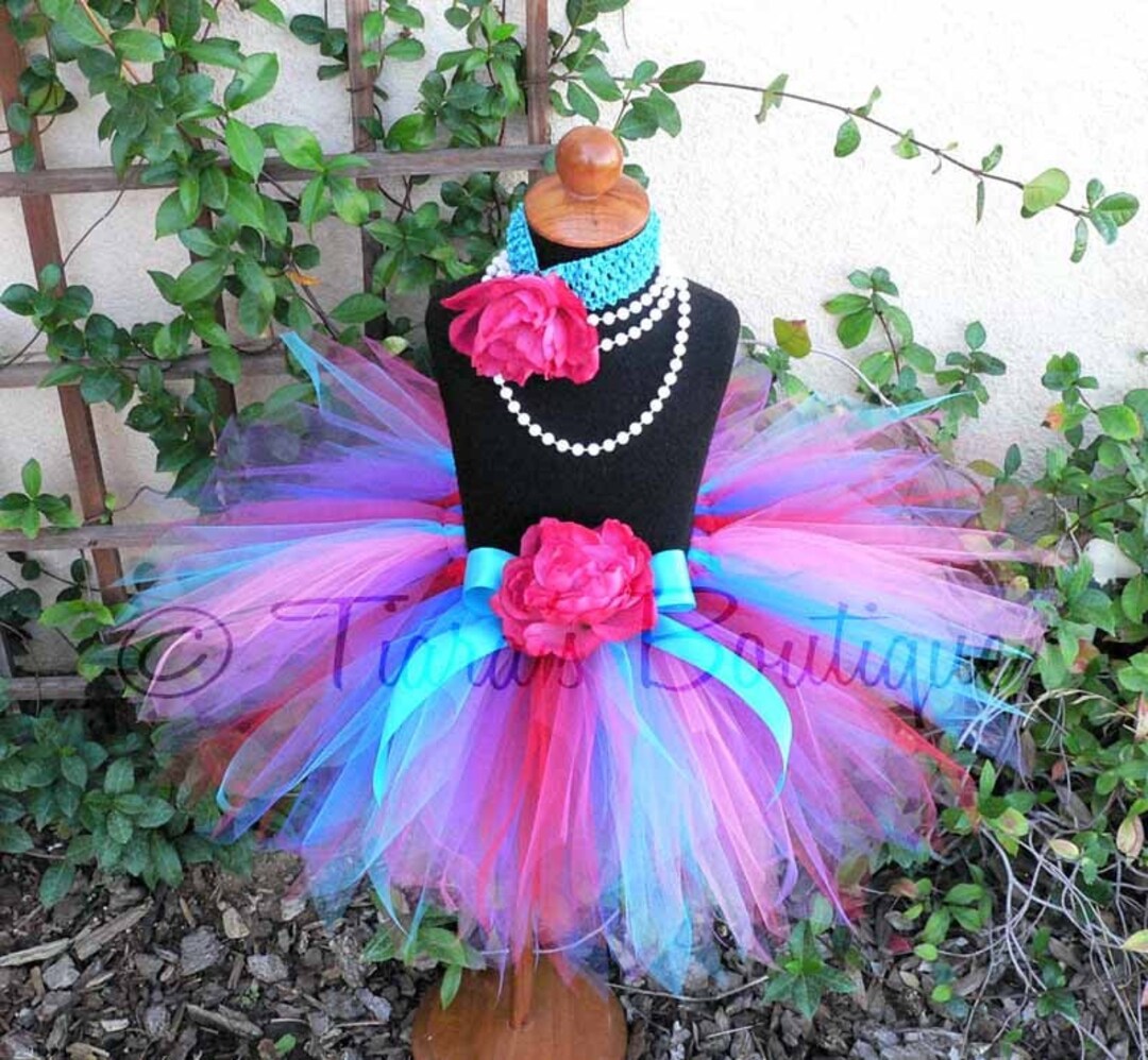 Pink Red Blue Purple Tutu, Berry Bright Birthday, Girls Tutu, Custom ...