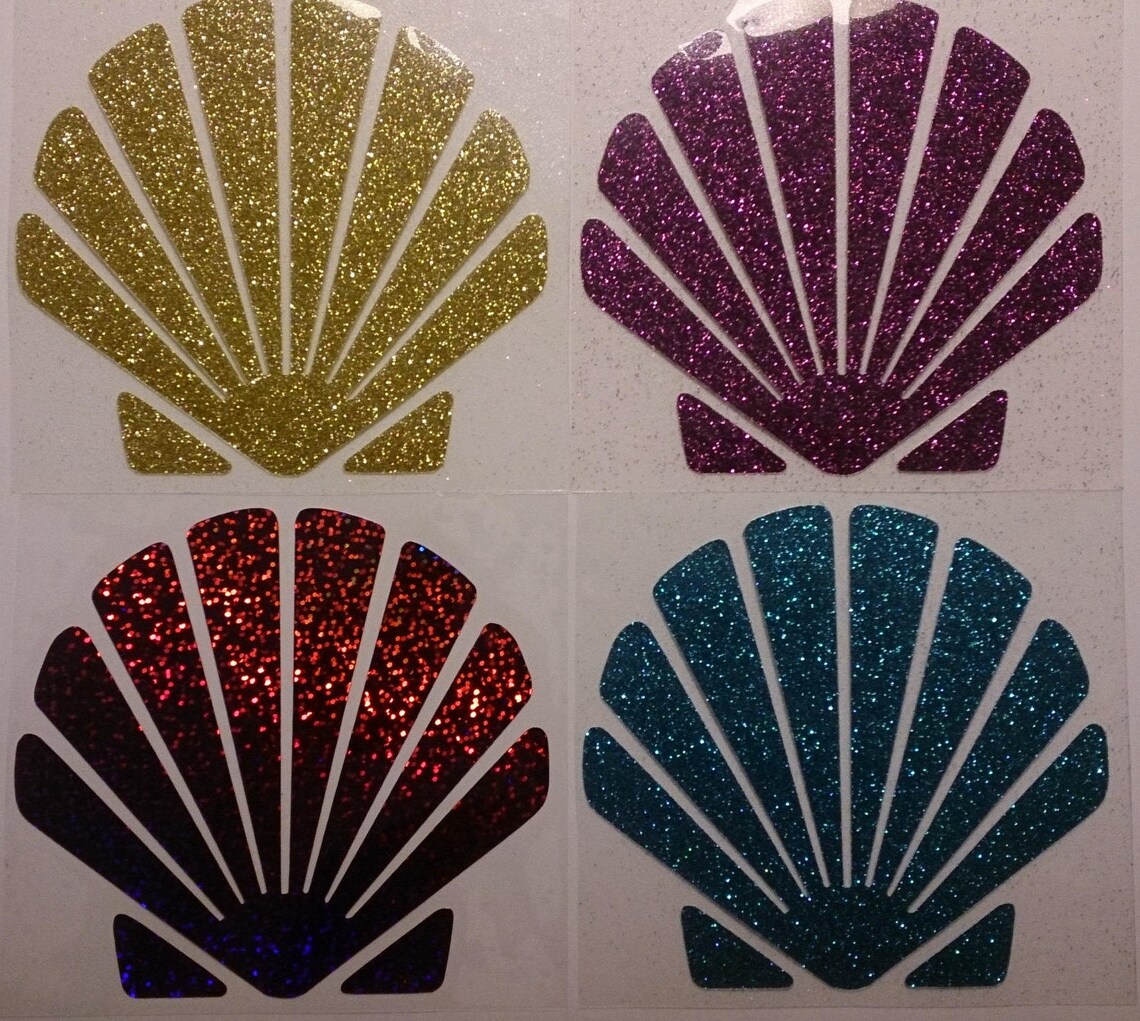 DIY Set of Seashell Bra Iron-on Applique in Vinyl | Etsy