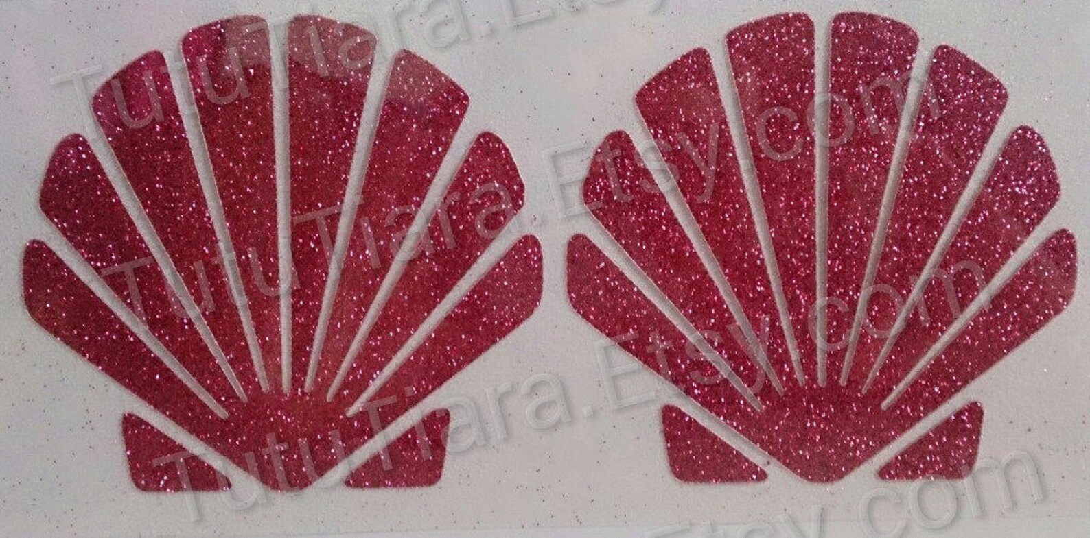 DIY Set of Seashell Bra Iron-on Applique in Vinyl - Etsy