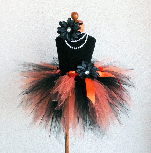 Halloween Tutu Monarch Butterfly Orange and Black 3 Tiered | Etsy
