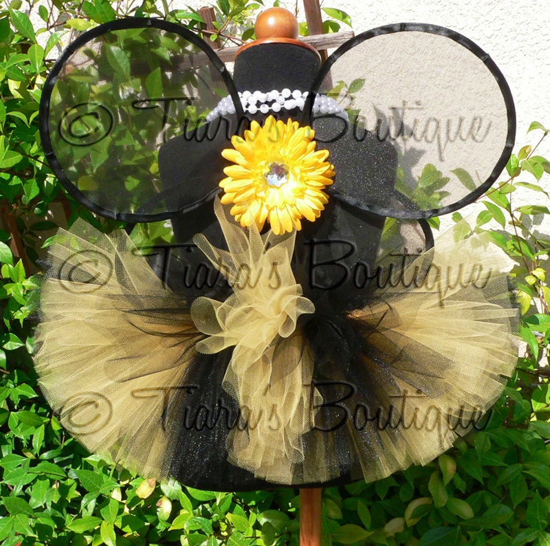 Blushing Bumble Bee Custom Tutu and Wings Set Handmade | Etsy