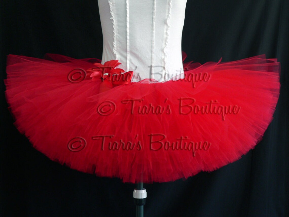 Christmas and Valentine's Day Tutu Red Tutu Adult Teen - Etsy