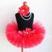 Red Tutu Baby's First Tutu Custom Sewn 6 Infant Toddler Tutu Newborn to ...