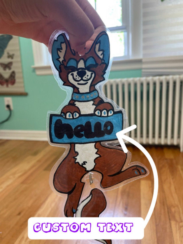 Custom Fursuit Badges- Hand Drawn! - Etsy