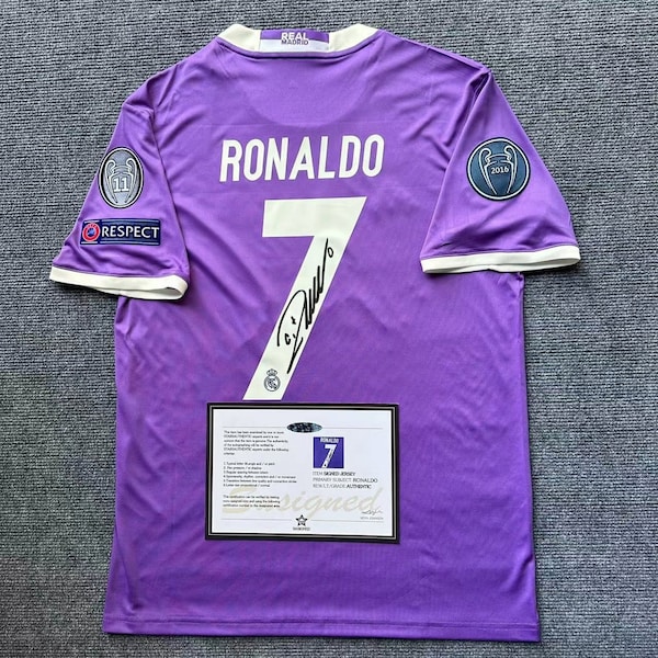 Cristiano Ronaldo Purple Jersey - Etsy