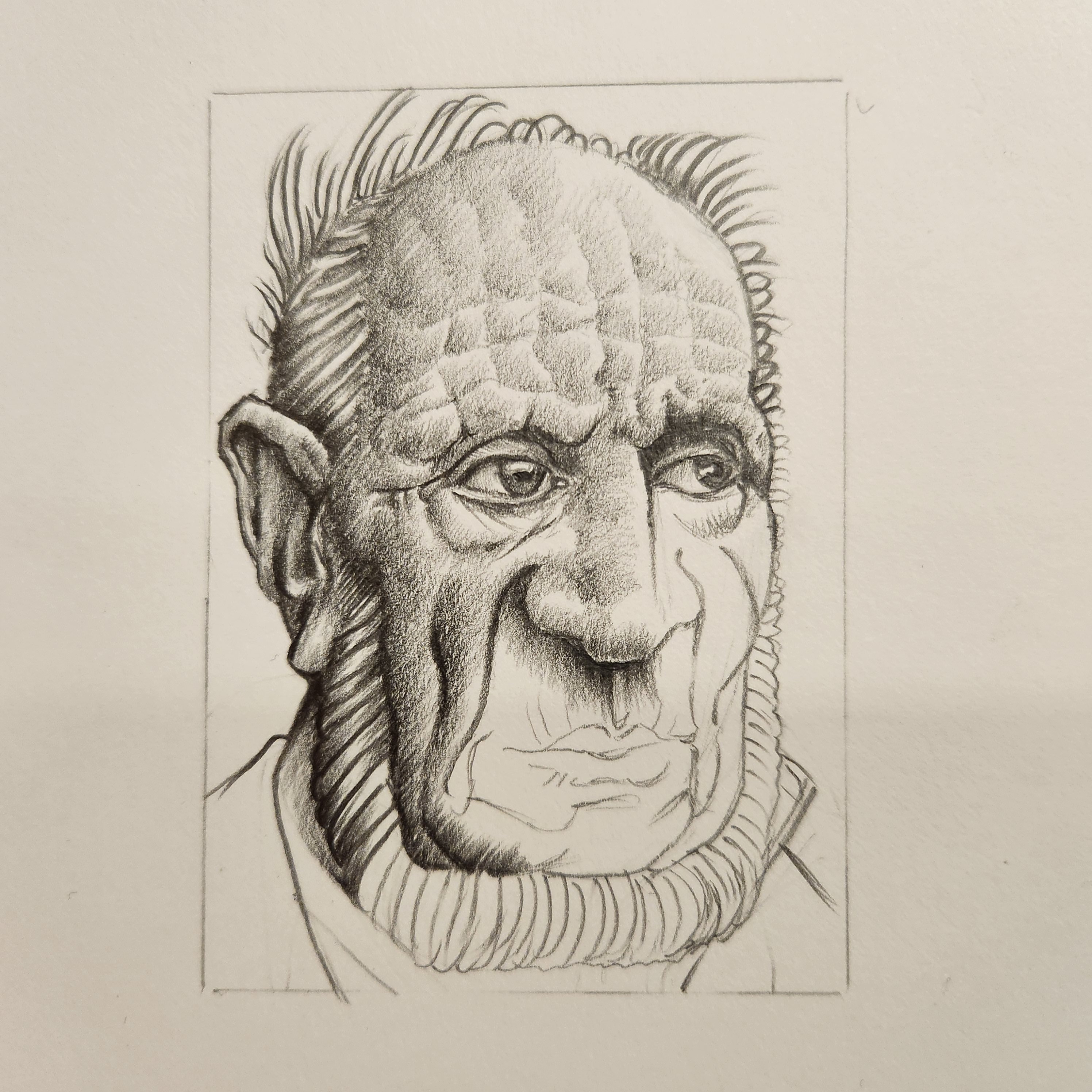 Original Pencil Drawing, OOAK, 1 of 1 Collectable Miniature 2.5"x3.5 ...