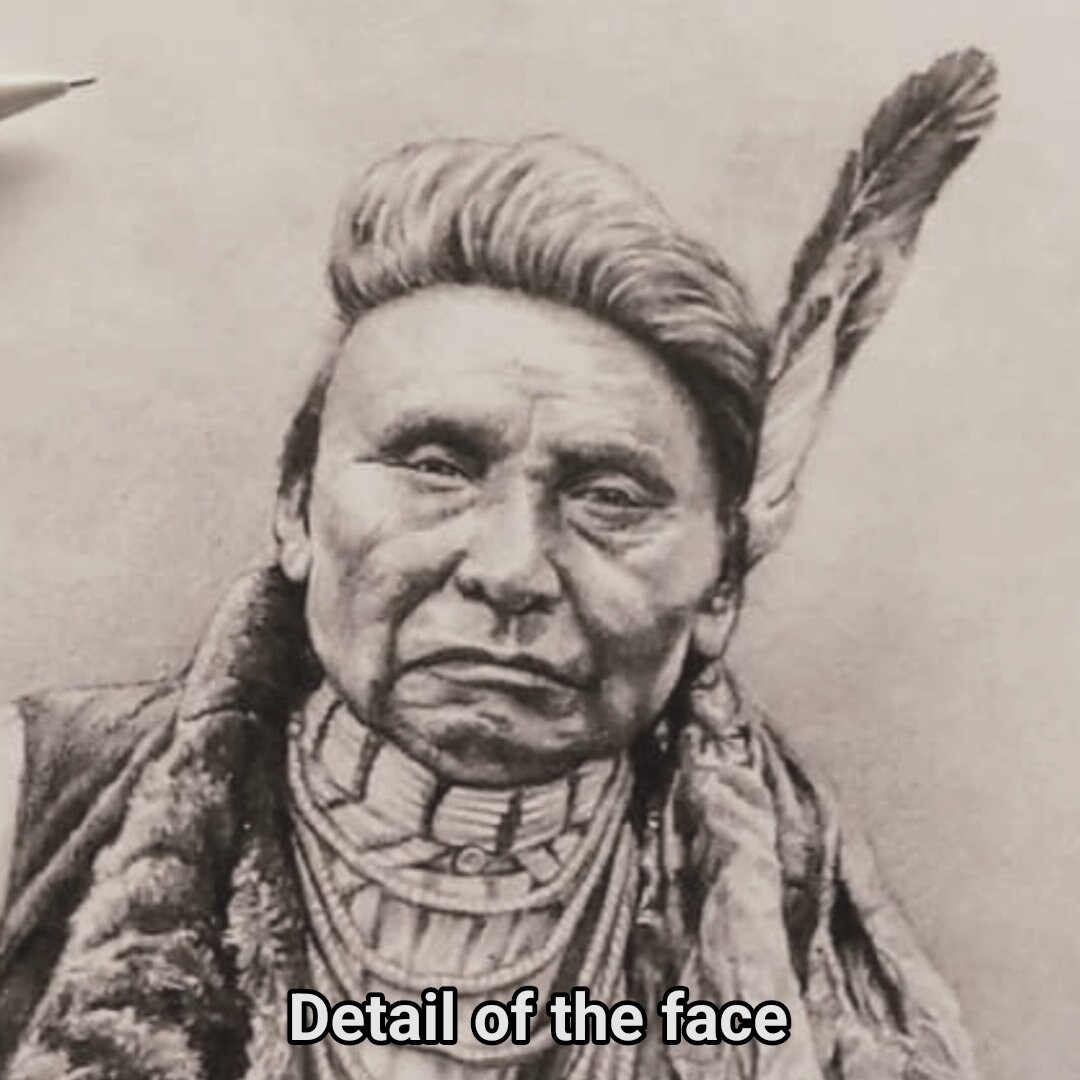 Chief Joseph - Native American Indian, Instant Download, Digital Art ...