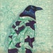 Clumsy Crow Notecard - Etsy