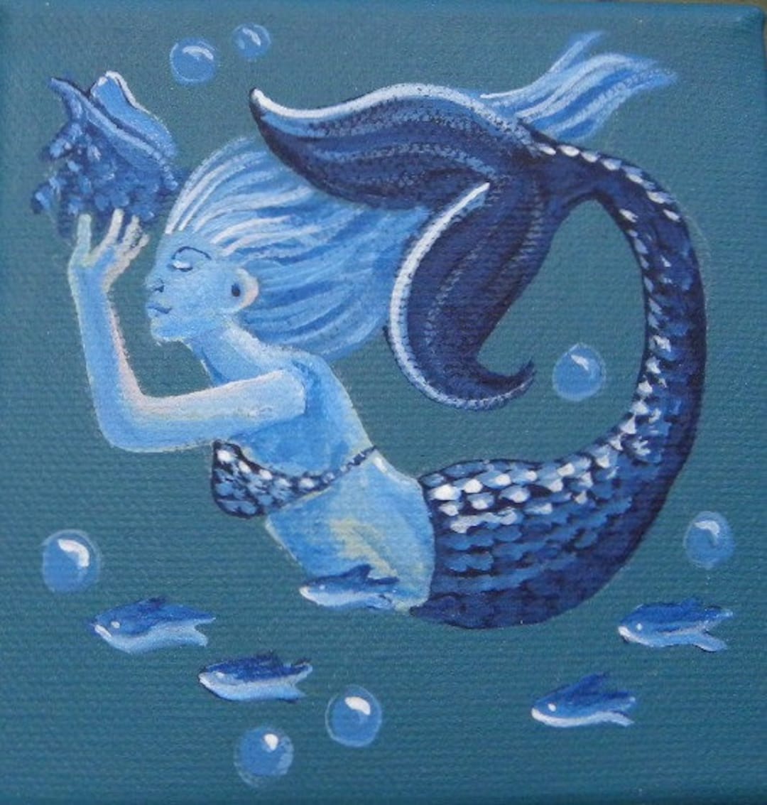 Suki's Mermaid Blank Greeting Card - Etsy