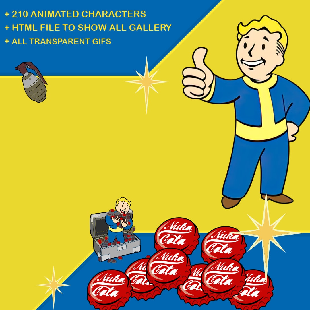 More +210 Animated Characters From Fallout Universe | TWITCH ELEMENTS ...