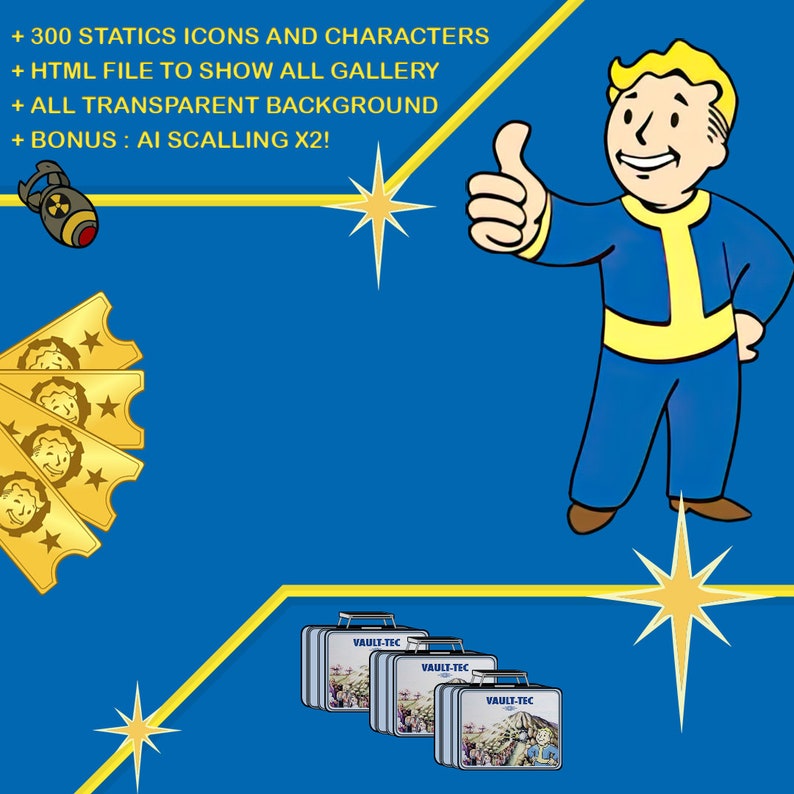More +300 Static Icons and Characters From Fallout Universe | TWITCH ...
