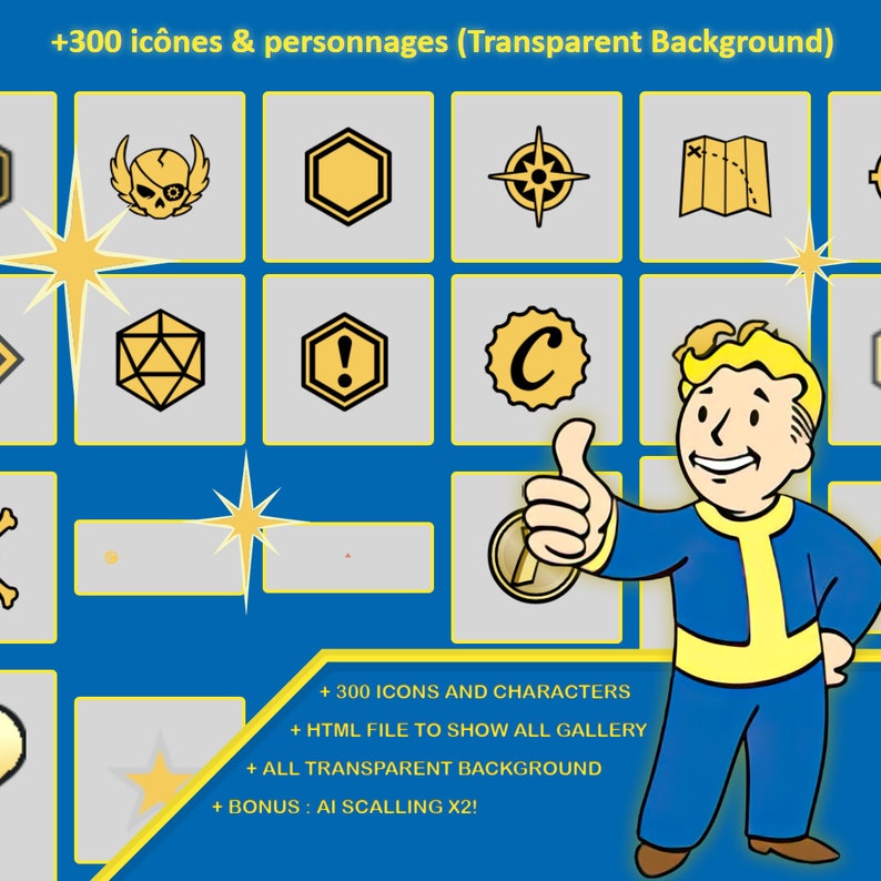 More +300 Static Icons and Characters From Fallout Universe | TWITCH ...