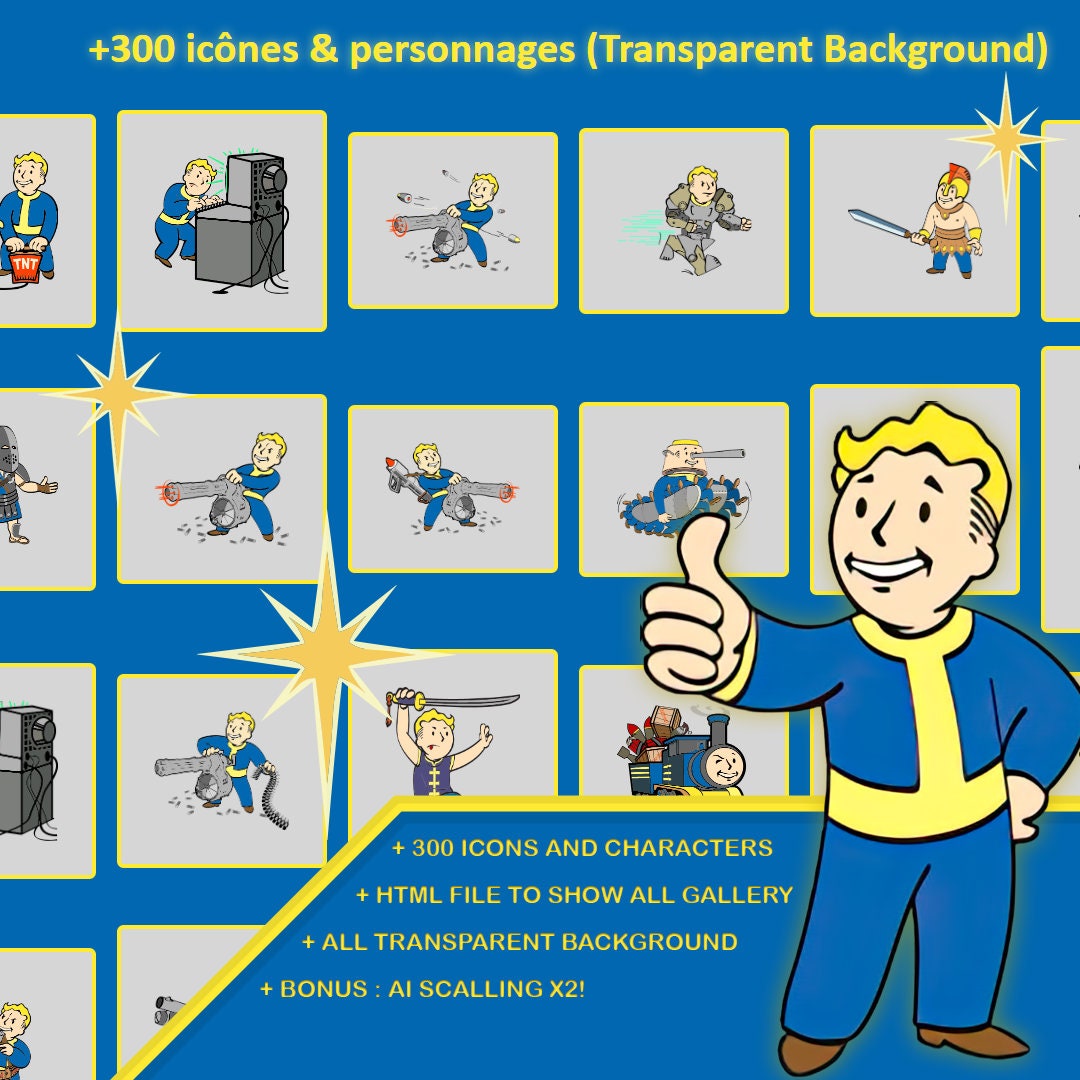 More +300 Static Icons and Characters From Fallout Universe | TWITCH ...
