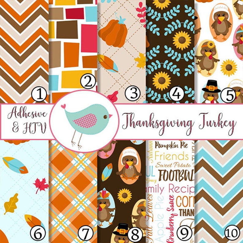Thanksgiving Turkey Autumn Fall Plaid Colors Orange Yellow - Etsy