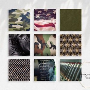 Military Service Army American Flag Sheets Vinyl Sheets Print Adhesive ...