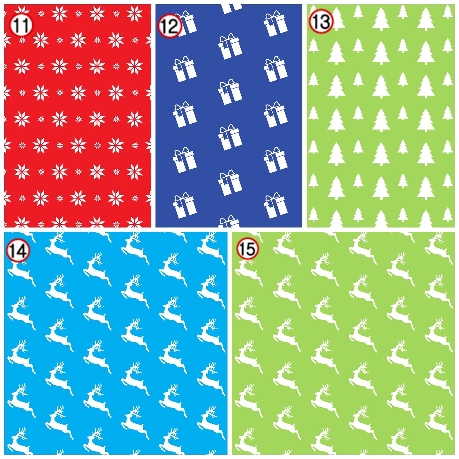 Craft Vinyl Pattern Christmas Vinyl HTV Prints Vinyl Prints - Etsy