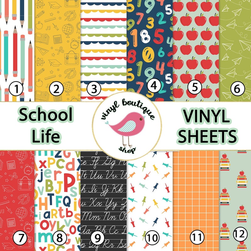 Permanent Vinyl Sheets - Etsy