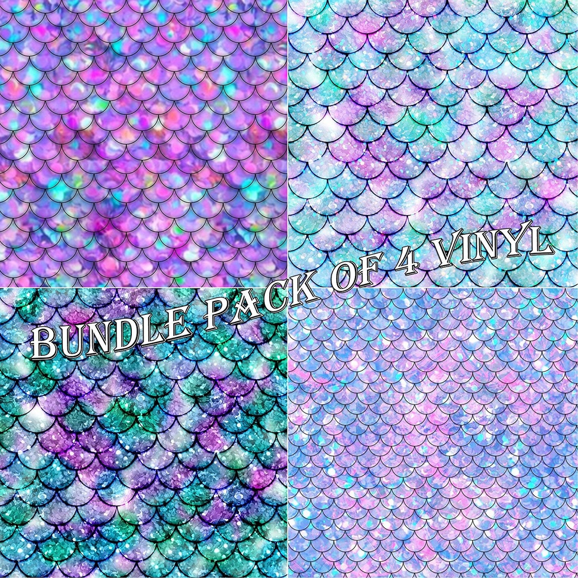 Vinyl Boutique Shop Mermaid Patterns Vinyl Sheets Heat | Etsy
