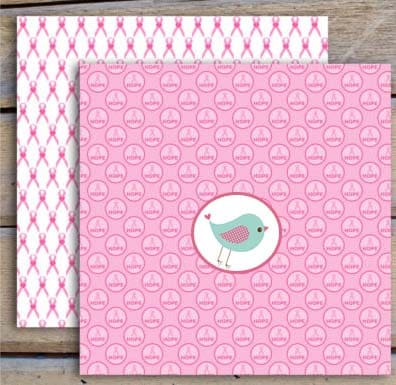 Breast Cancer Awareness Pink Ribbon Vinyl Sheets Print Adhesive Vinyl ...