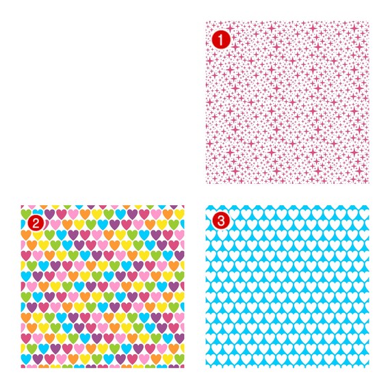 Craft Vinyl Patterned Vinyl HTV Prints Vinyl Prints Sheet Size - Etsy