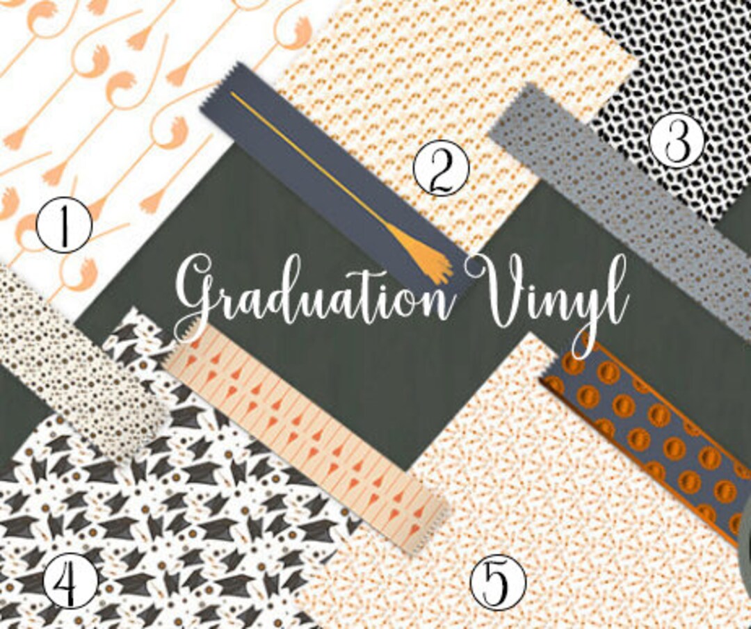 Graduation Day Cap School Diploma Craft Vinyl HTV Vinyl Prints Heat ...