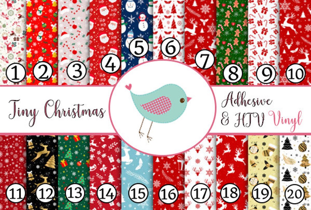 Tiny Christmas Stocking Snowflake Adhesive Oracal Vinyl Heat Transfer ...