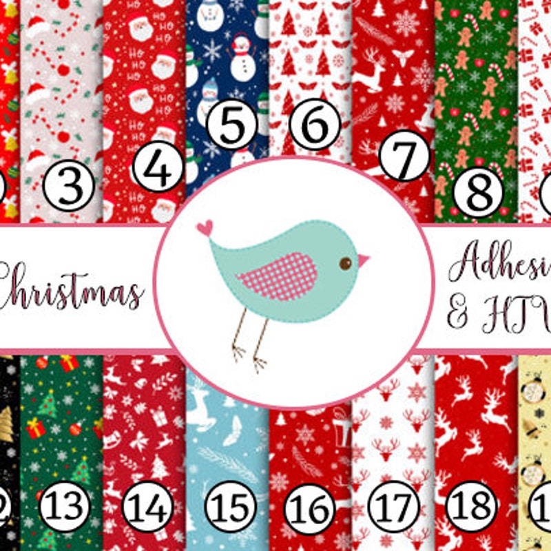 Christmas Heat Transfer Vinyl - Etsy